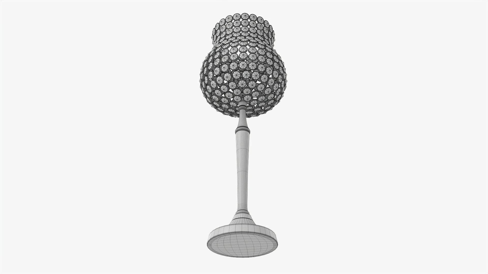 Candle Holder With Crystals 3D - TurboSquid 1733735