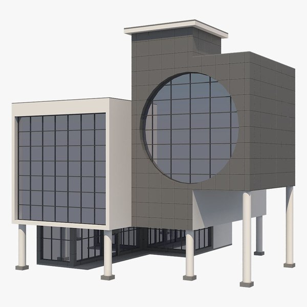 Edifício de Escritórios 02 Texturizado Modelo 3D - TurboSquid 1065313