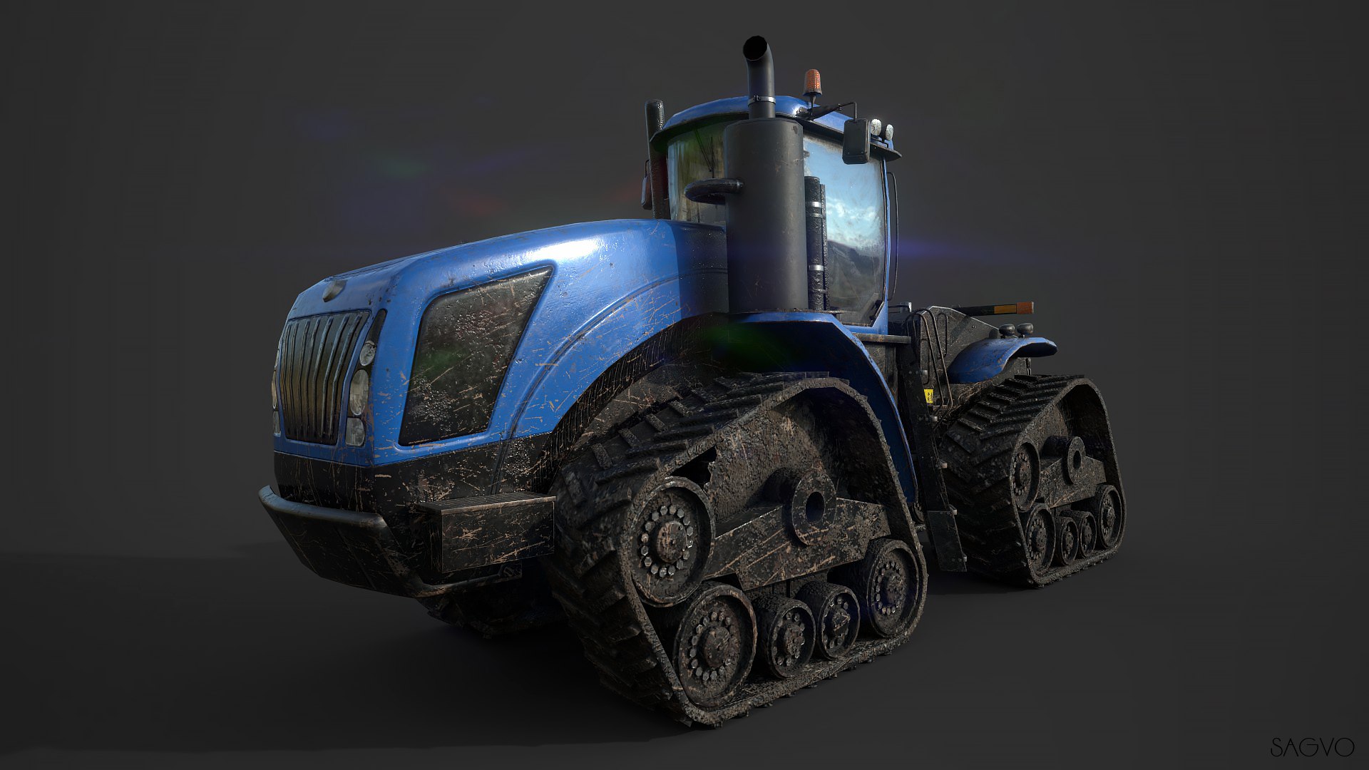 3D Tractor T9 - TurboSquid 1332151