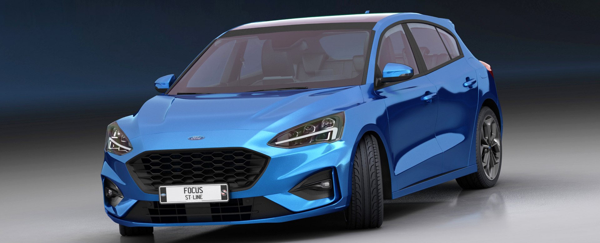 Focus St-line 2019 3D Model - TurboSquid 1470417