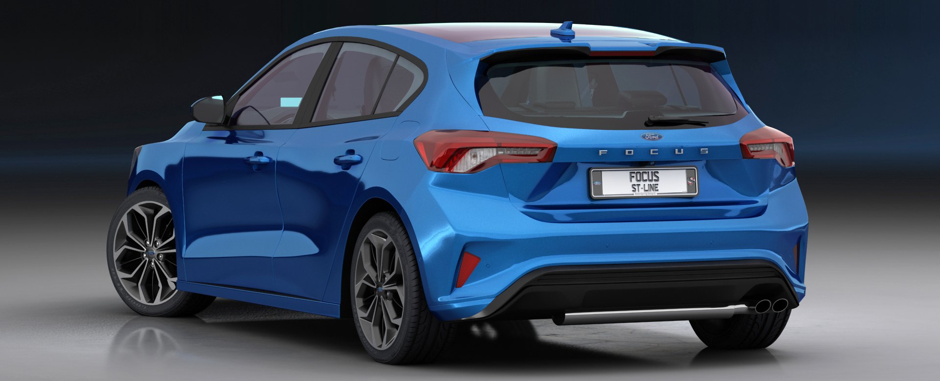 Focus St-line 2019 3D Model - TurboSquid 1470417