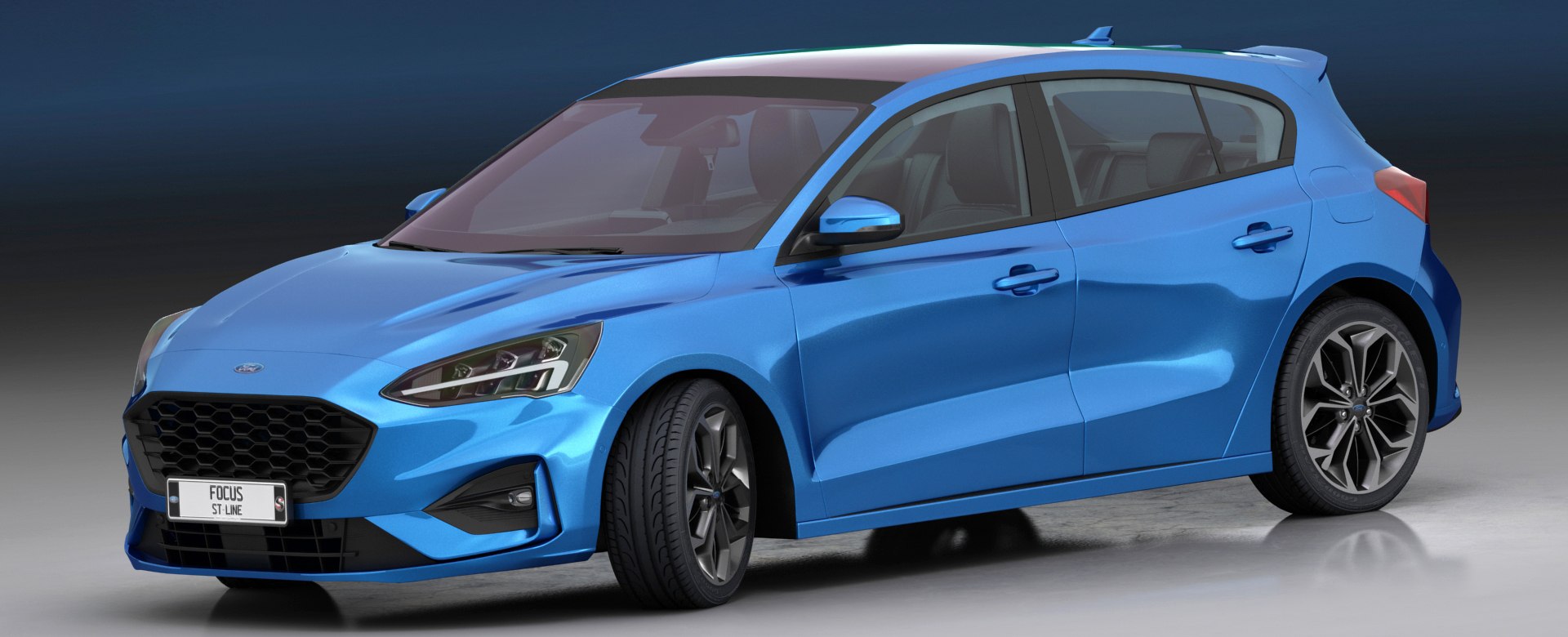 Focus St-line 2019 3D Model - TurboSquid 1470417