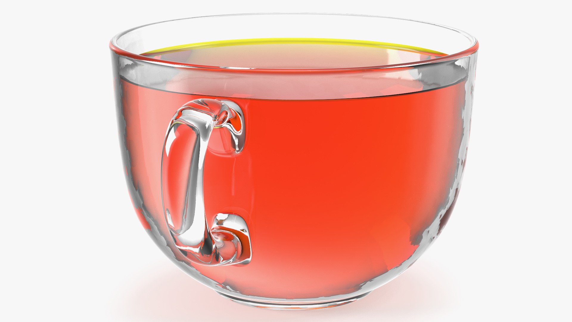 Full Glass Tea Cup 3D Model - TurboSquid 2083922