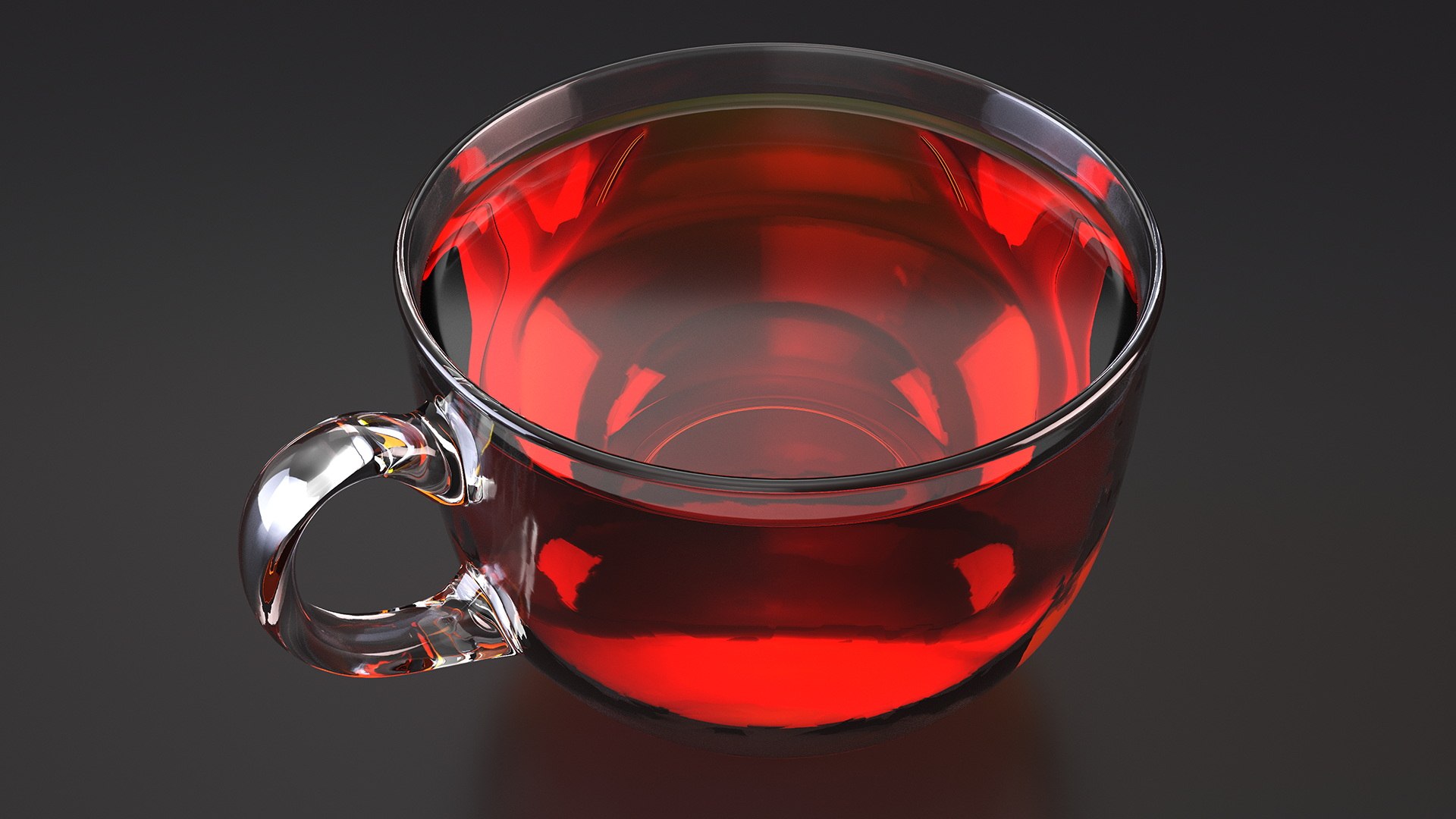 Full Glass Tea Cup 3D Model - TurboSquid 2083922