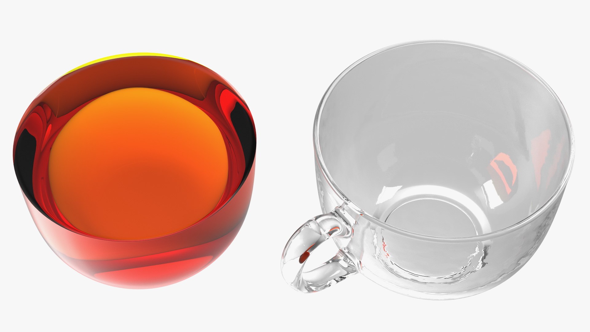 Full Glass Tea Cup 3D Model - TurboSquid 2083922