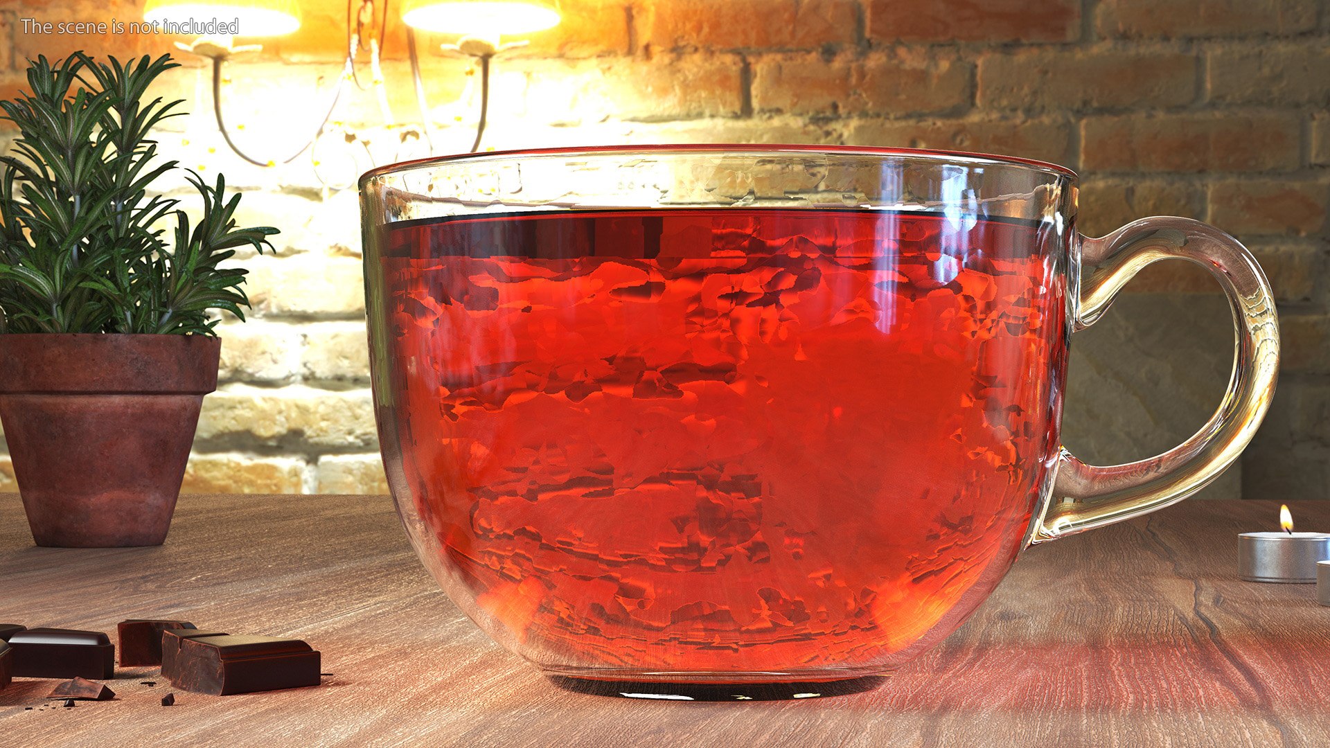 Full Glass Tea Cup 3D Model - TurboSquid 2083922