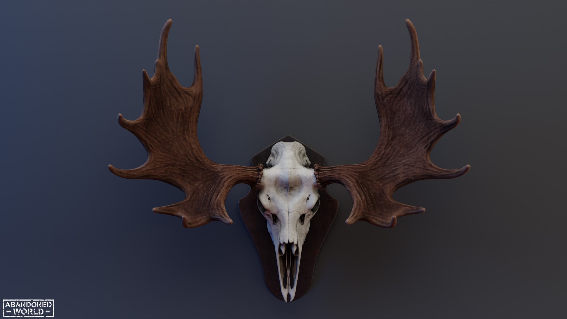 3D Moose Skull Model - TurboSquid 2176601