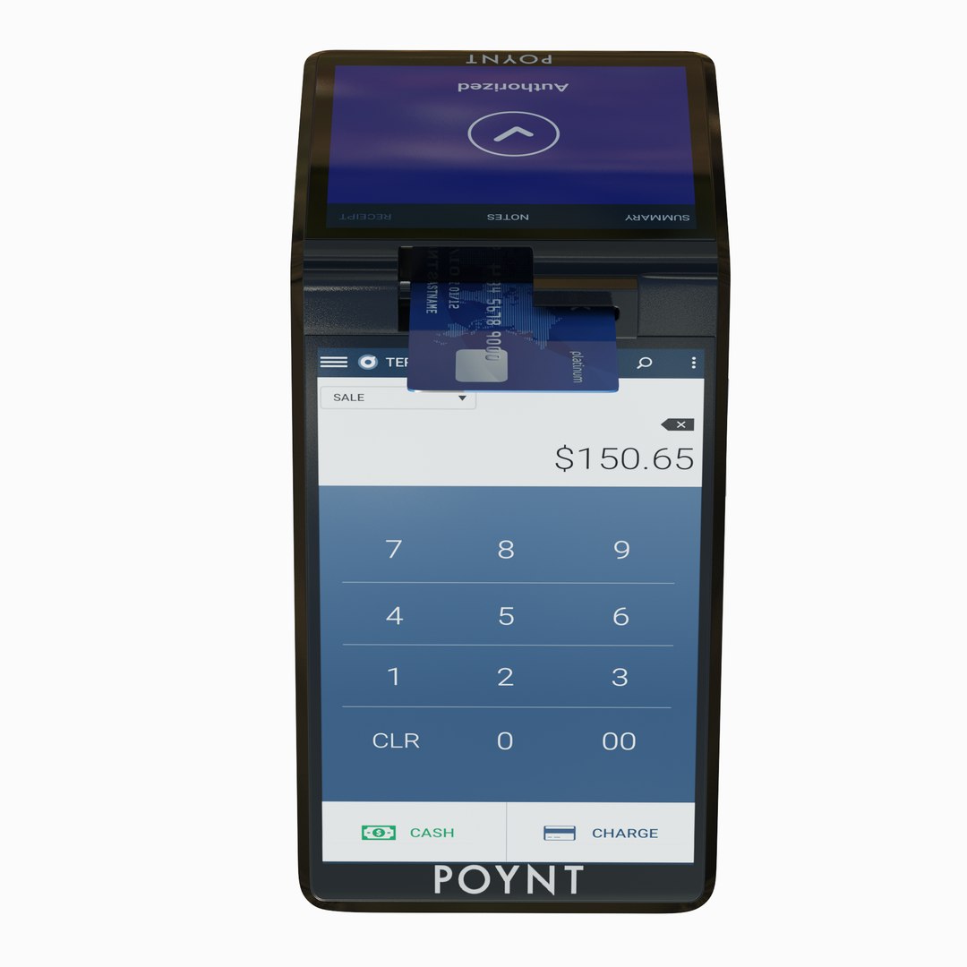 3D Poynt Smart Payment Terminalcorona Model - TurboSquid 2283076