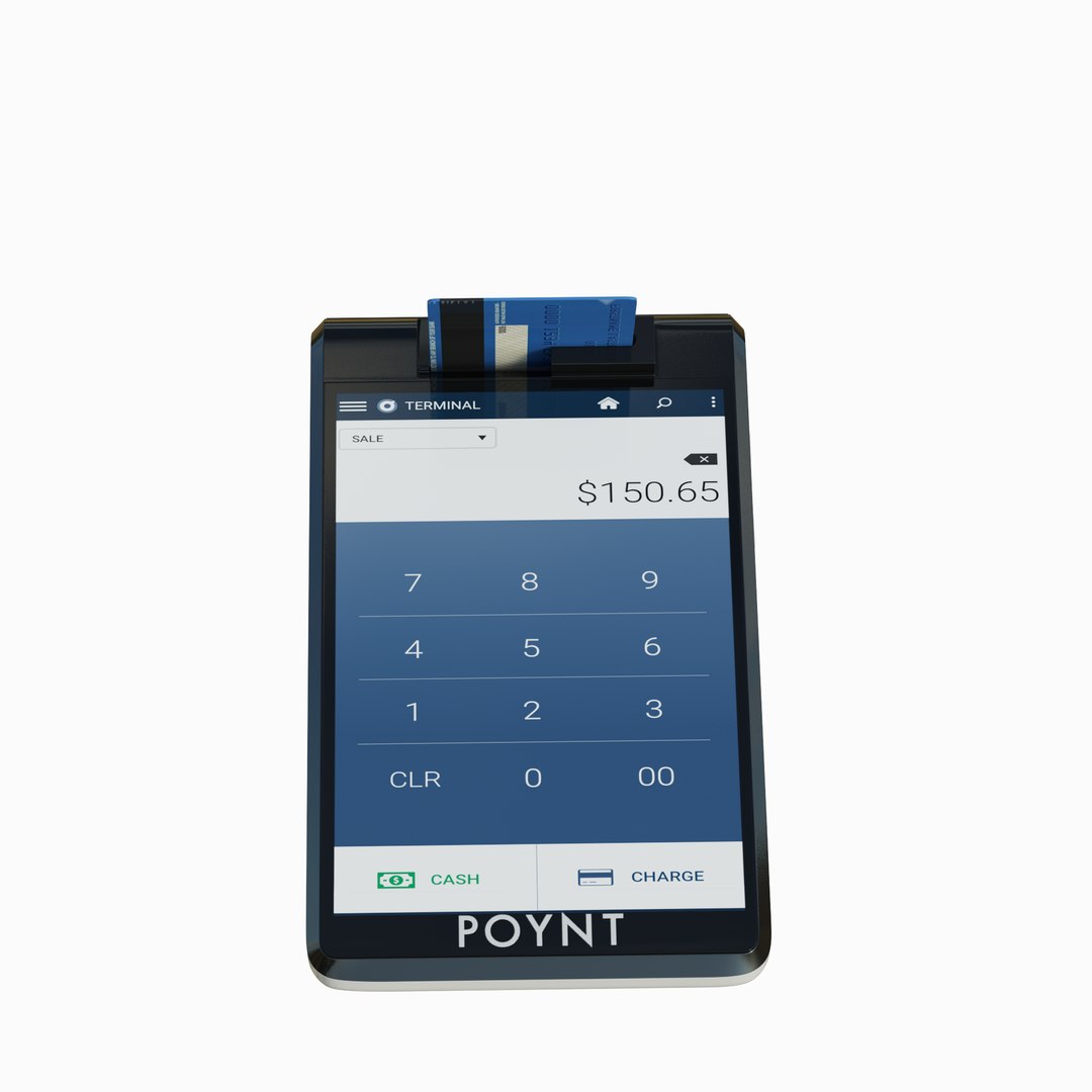 3D Poynt Smart Payment Terminalcorona Model - TurboSquid 2283076