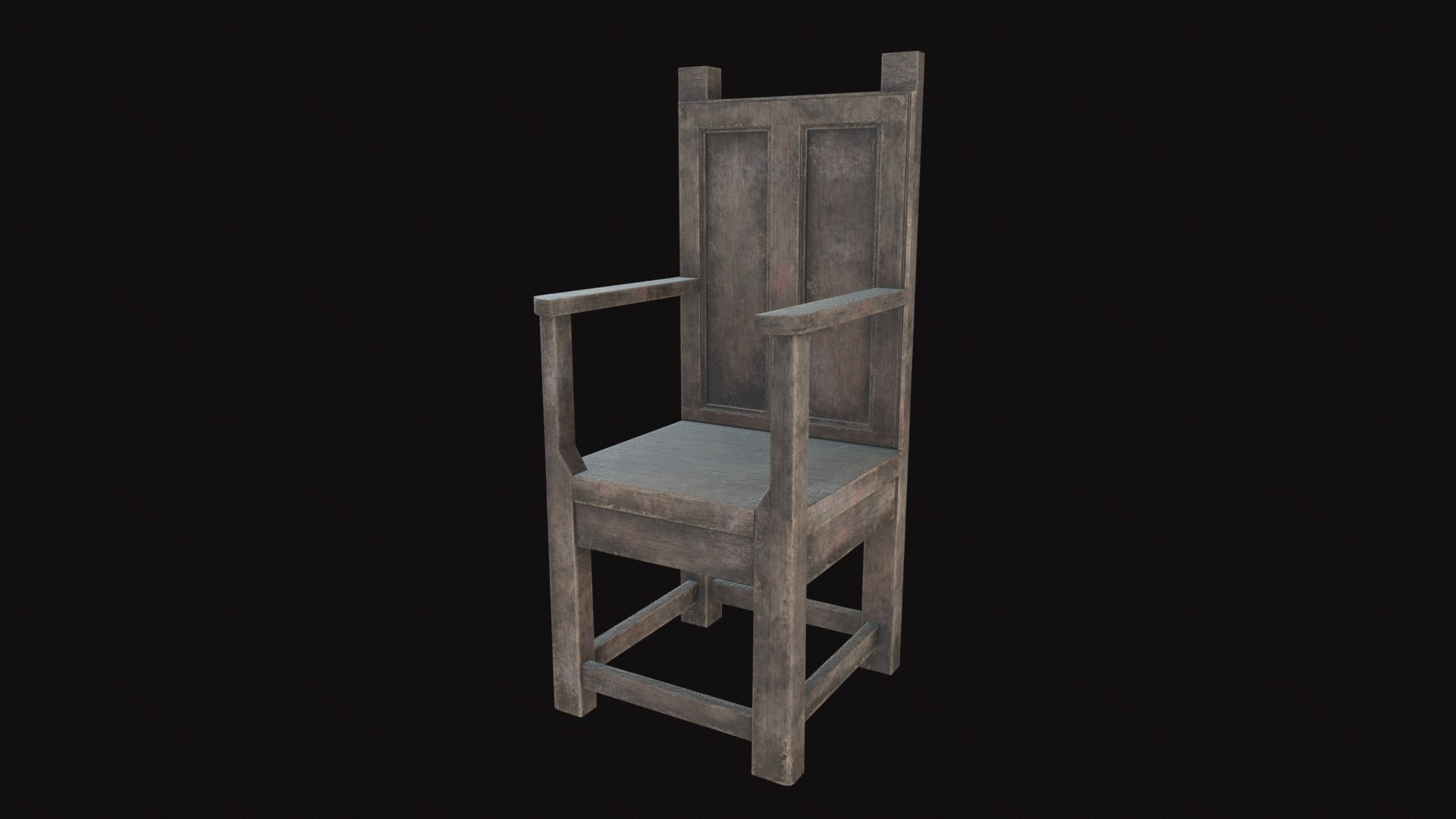 3D Medieval Chair V11 Model - TurboSquid 2326008