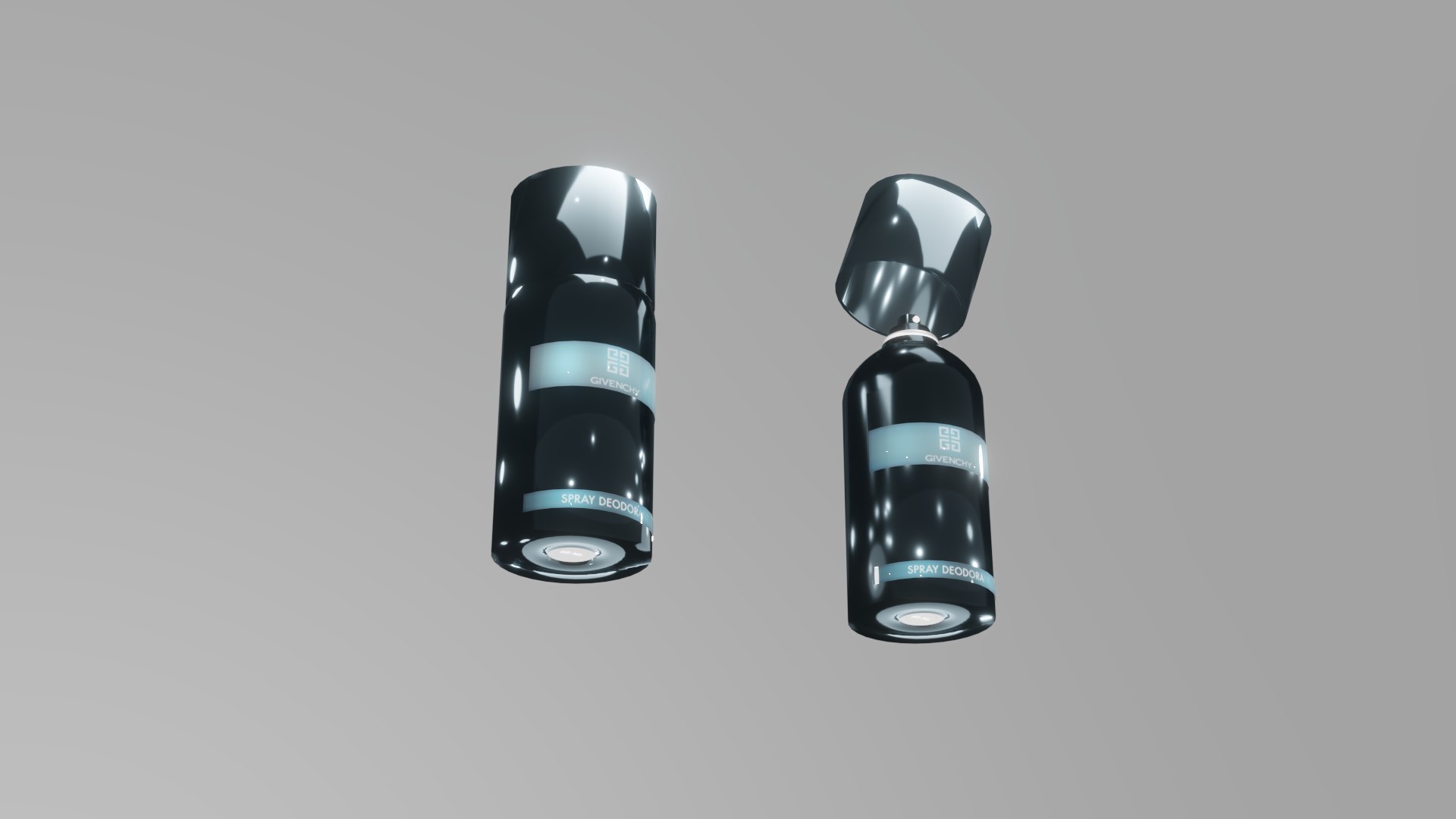 Givenchy Spray Deodorant With Glass Textures 3D Model - TurboSquid 2343684