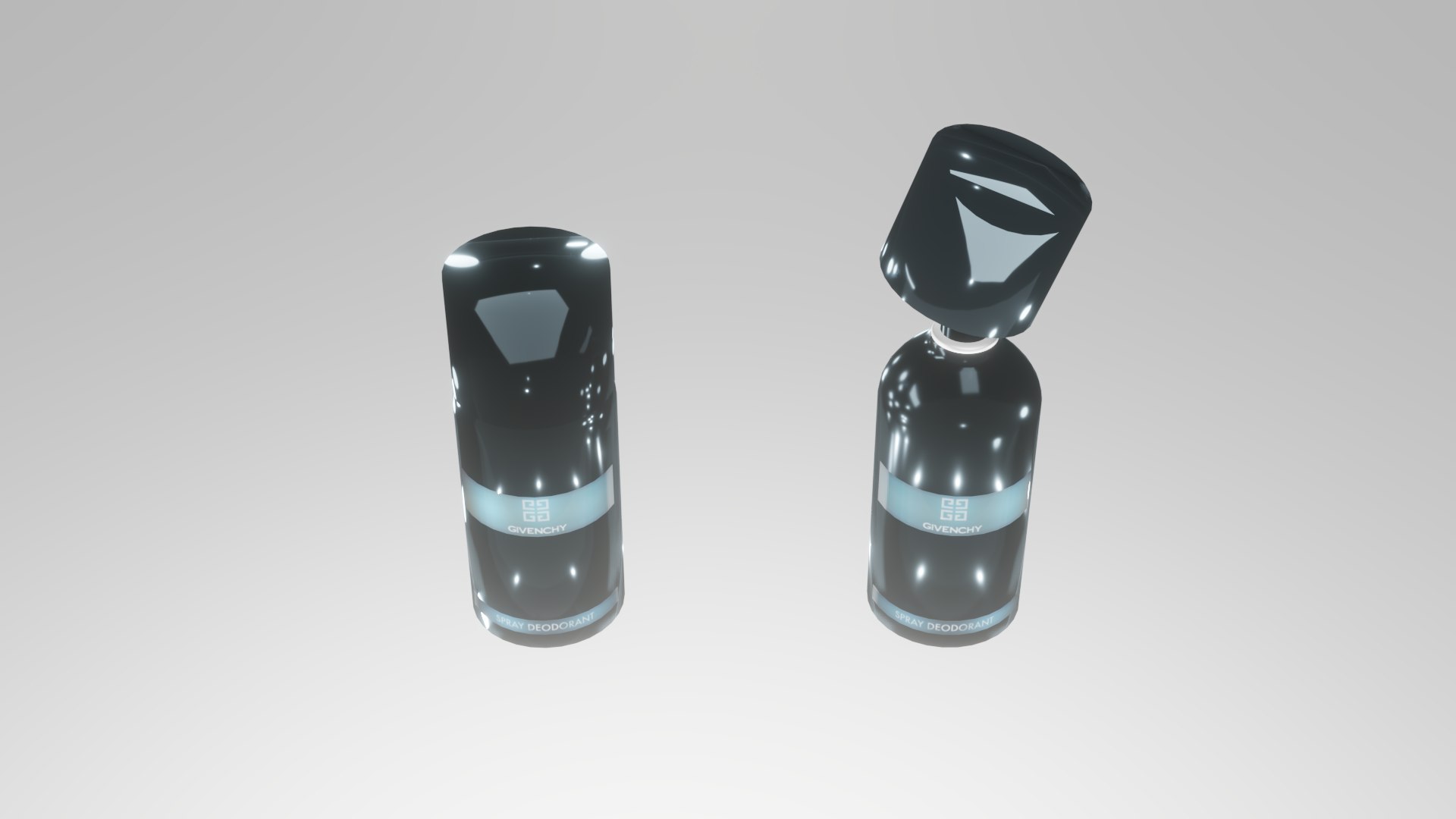 Givenchy Spray Deodorant With Glass Textures 3D Model - TurboSquid 2343684