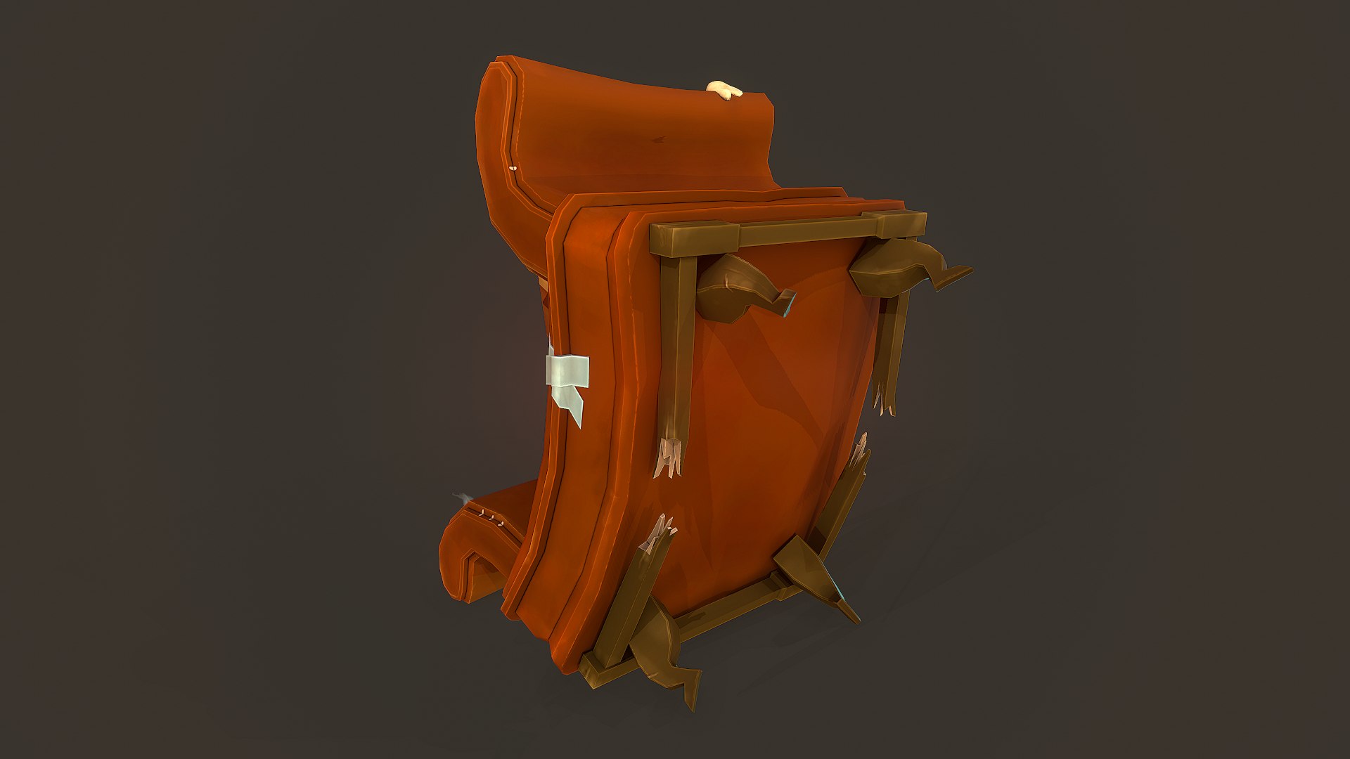 Stylized Leather Chair 3D Model - TurboSquid 1631849