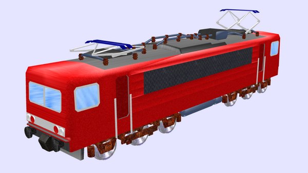 Class 250 electric locomotive model - TurboSquid 1713556