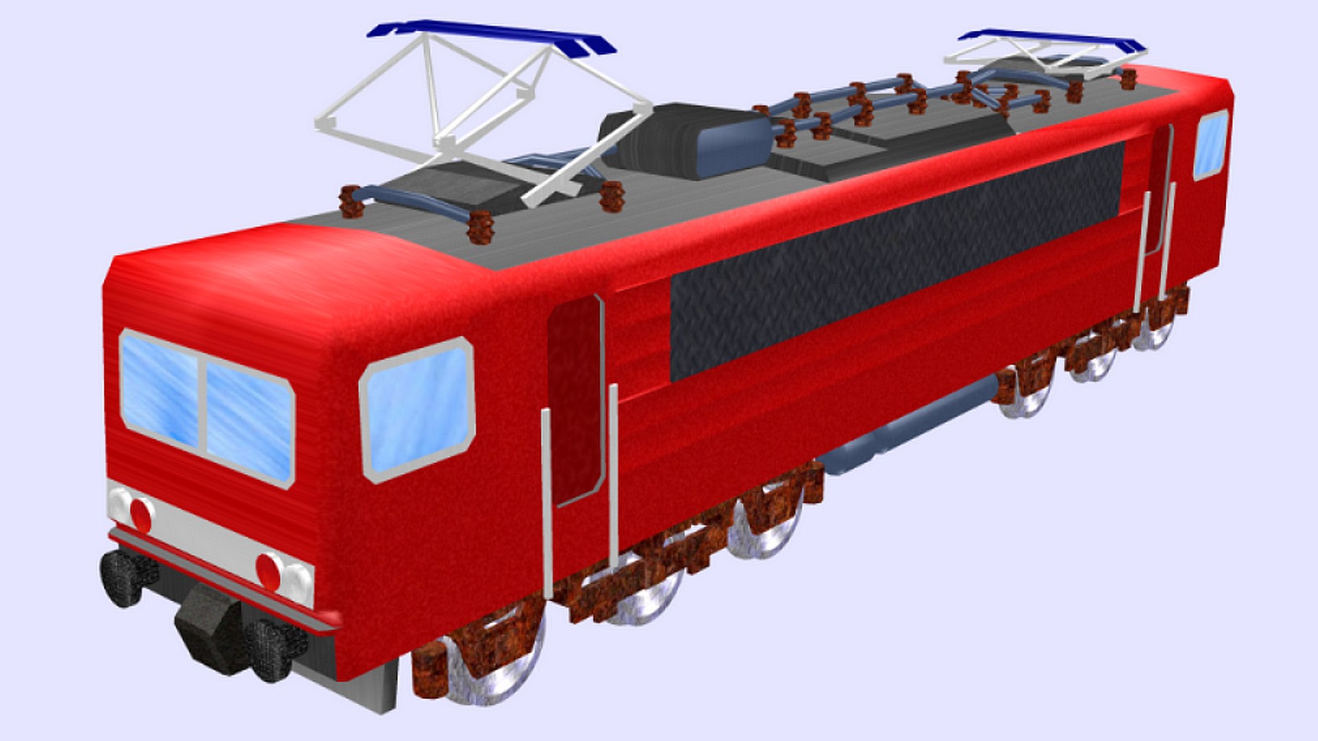 Class 250 electric locomotive model - TurboSquid 1713556