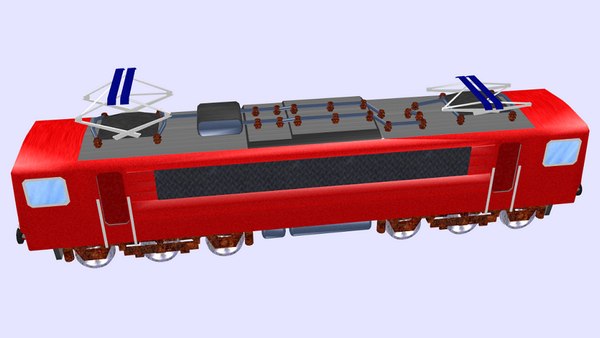 Class 250 electric locomotive model - TurboSquid 1713556