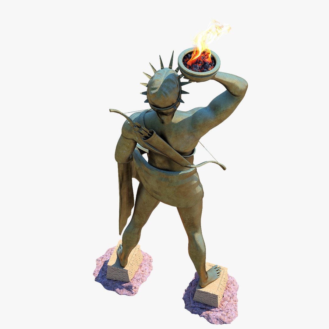 Ancient Colossus Rhodes 3d Max