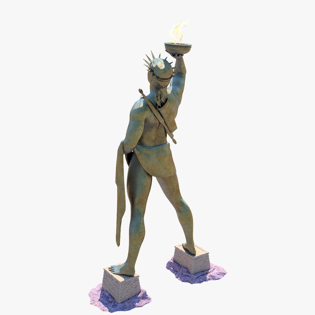 Ancient Colossus Rhodes 3d Max