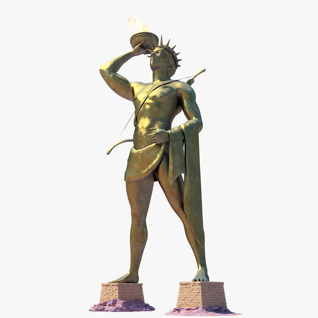 Ancient Colossus Rhodes 3d Max