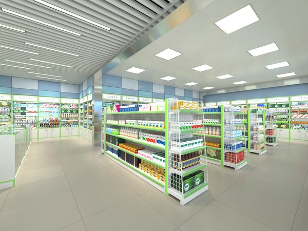 Pharmacy 3D Models for Download | TurboSquid