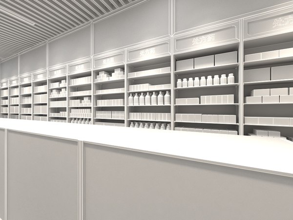 Pharmacy s store 3D model - TurboSquid 1699004