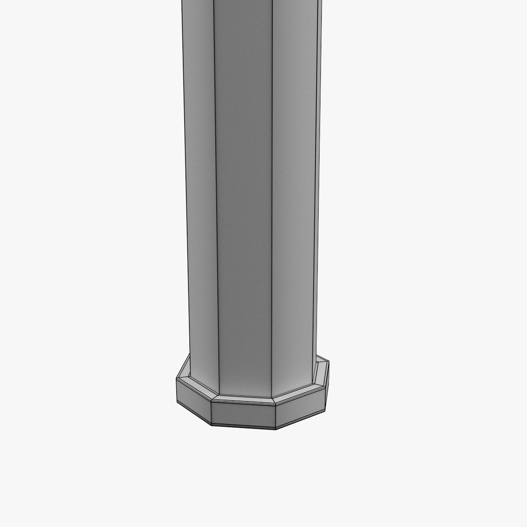 3d Model Of Lamp Post