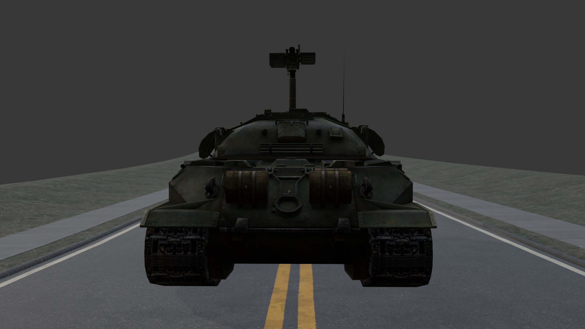 3D Machine Gun Tank Model - TurboSquid 2257625
