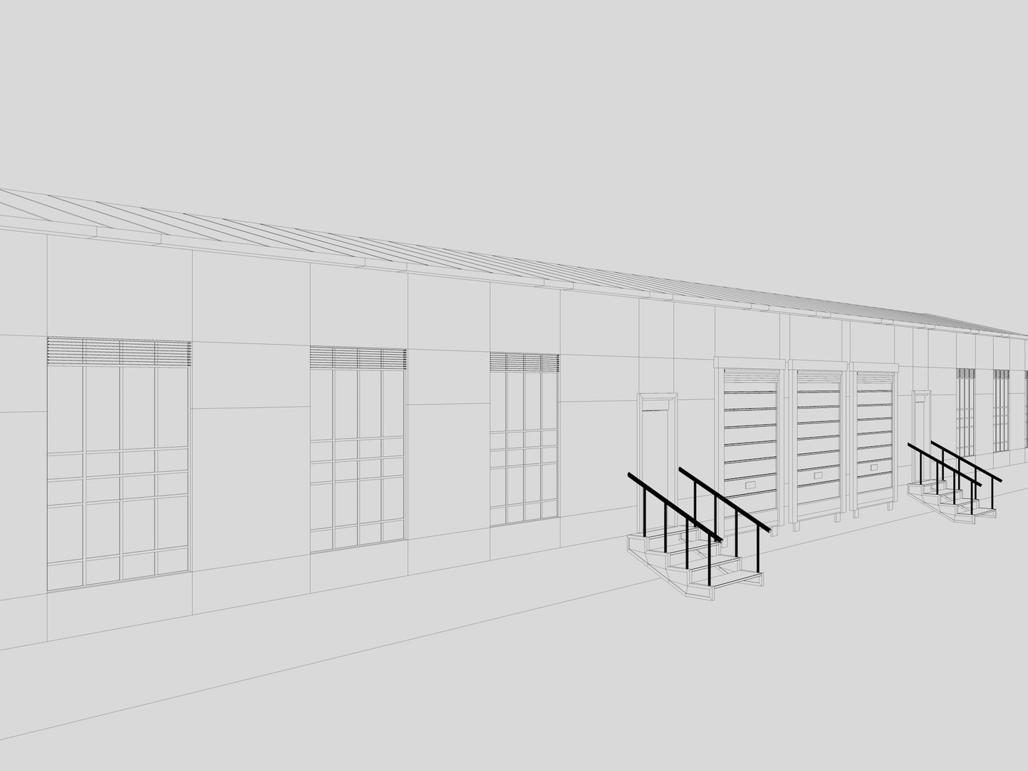 Industrial Building Warehouse 6 3D Model - TurboSquid 2284591