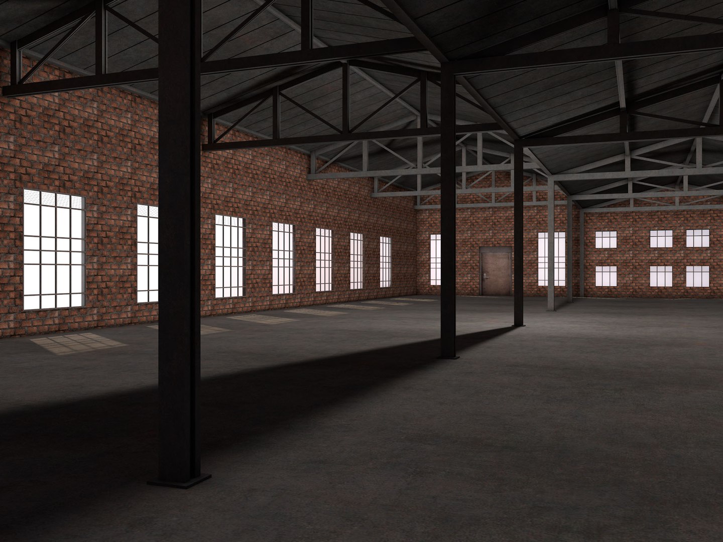 Industrial Building Warehouse 6 3D Model - TurboSquid 2284591