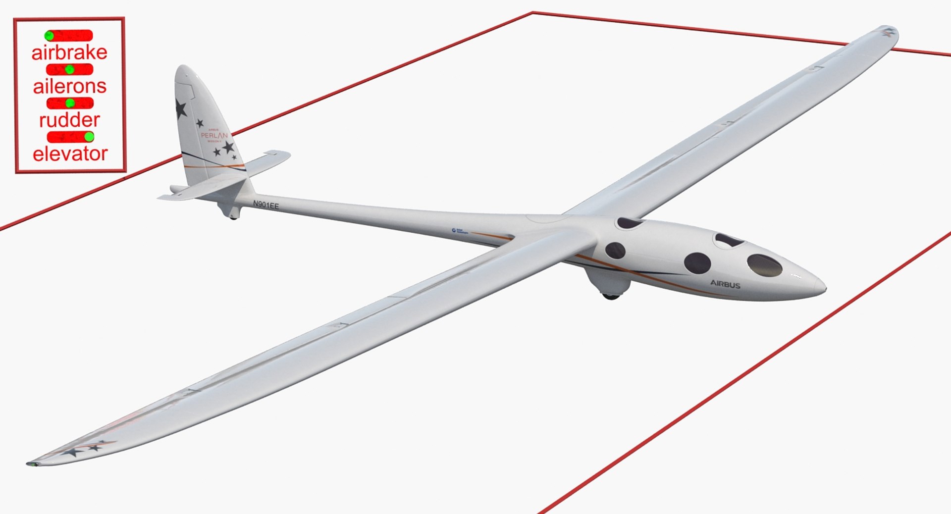 Airbus perlan mission ii 3D model - TurboSquid 1418482