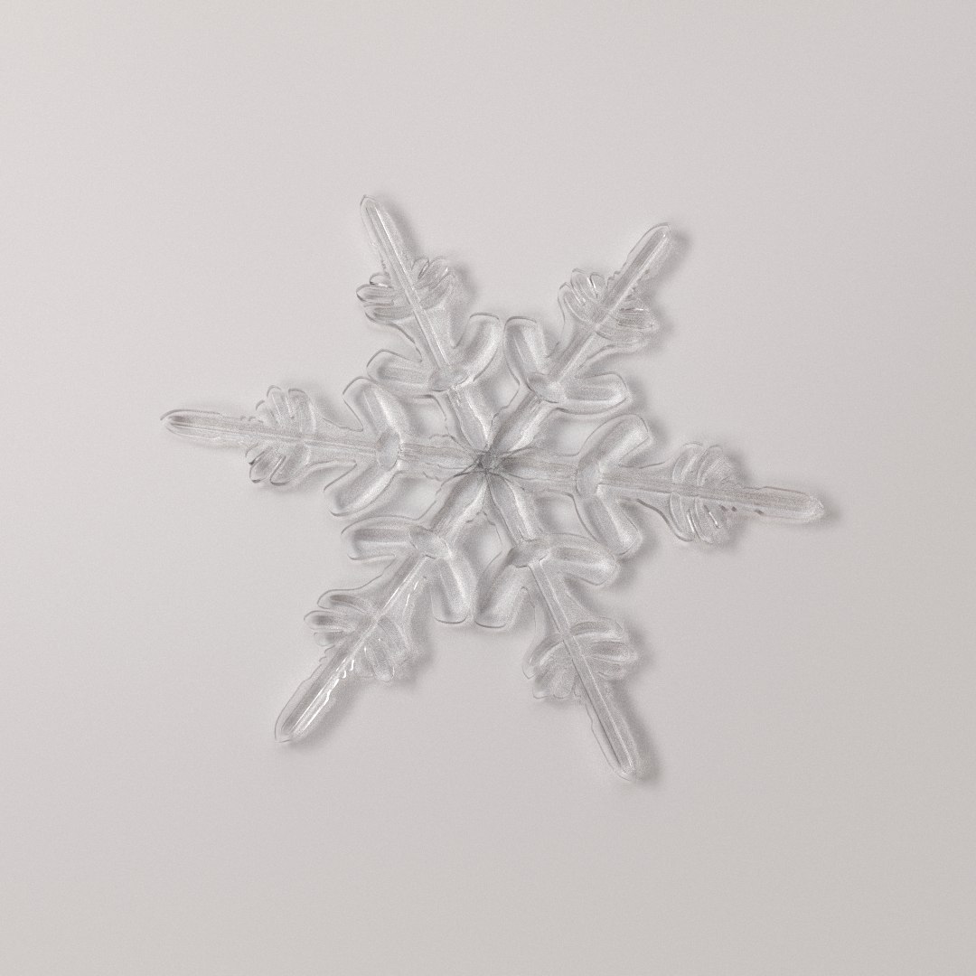 Snowflake Snow Flake 3ds