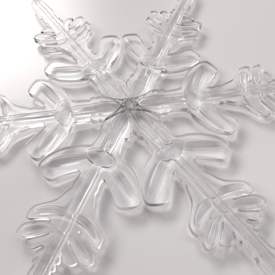 Snowflake Snow Flake 3ds