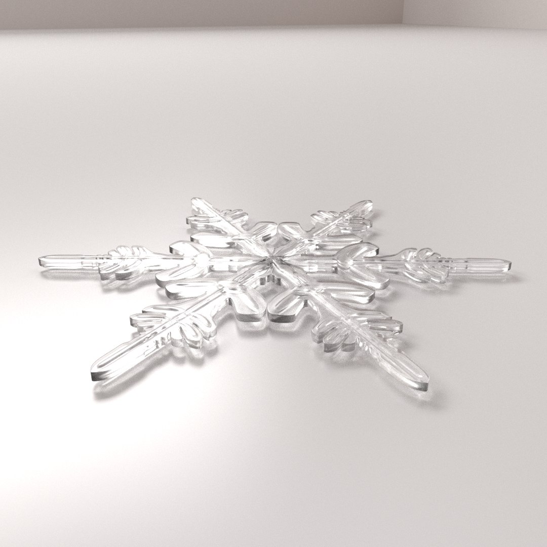 Snowflake Snow Flake 3ds