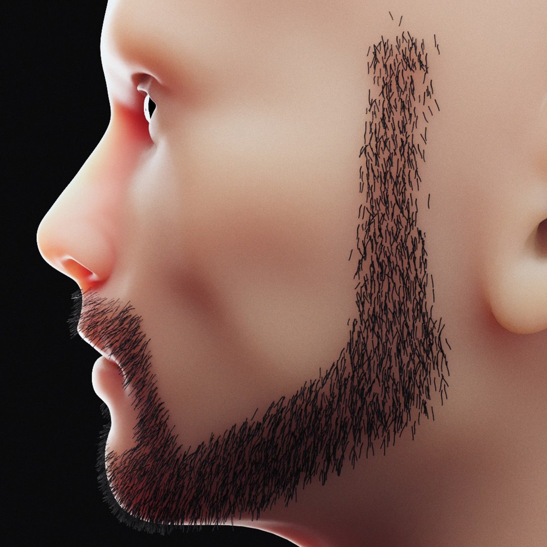 Stubble Low Poly 5 3D model - TurboSquid 1922828