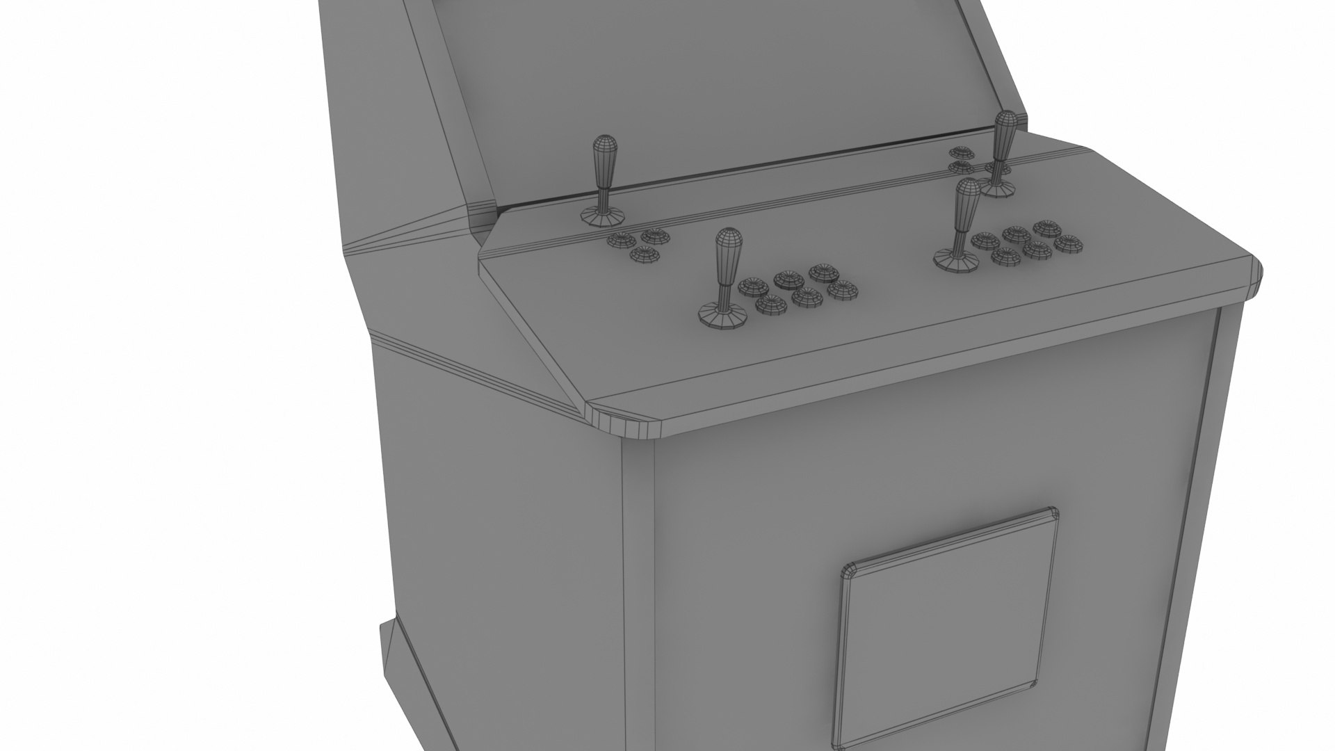 Gauntlet arcade machine 3D model - TurboSquid 1501060