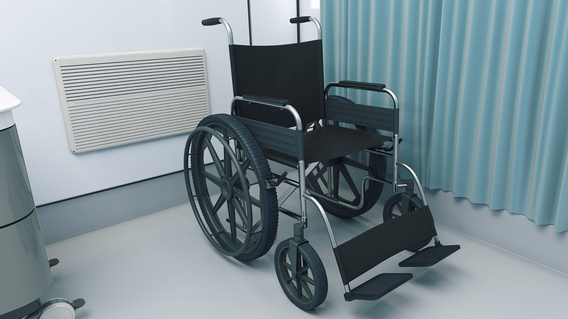 3D Single Unit Self Care Hospital Room - TurboSquid 2365212