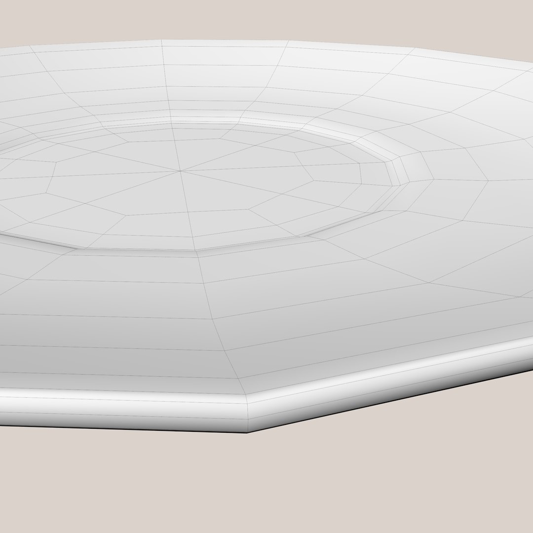 Plate Model - TurboSquid 1318728