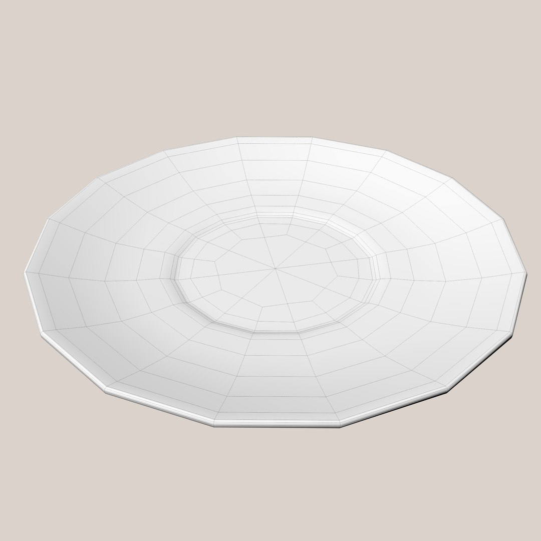 Plate Model - TurboSquid 1318728
