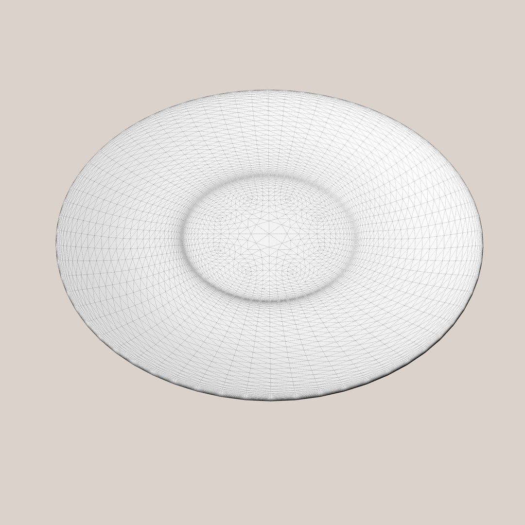 Plate Model - TurboSquid 1318728