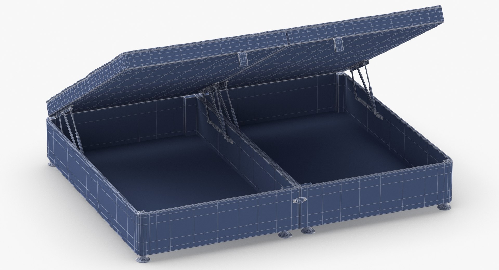 Bed Base 07 Open 3D Model - TurboSquid 1483981