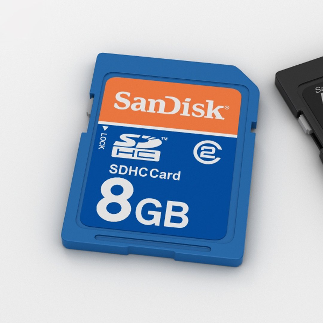 Sd Card Set 3D Model - TurboSquid 1369883
