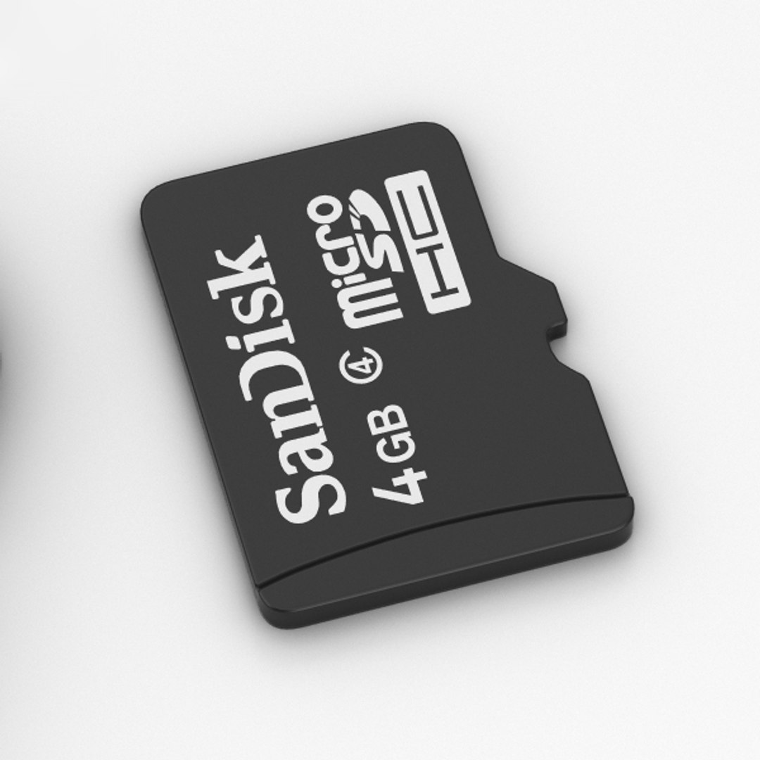 Sd Card Set 3D Model - TurboSquid 1369883