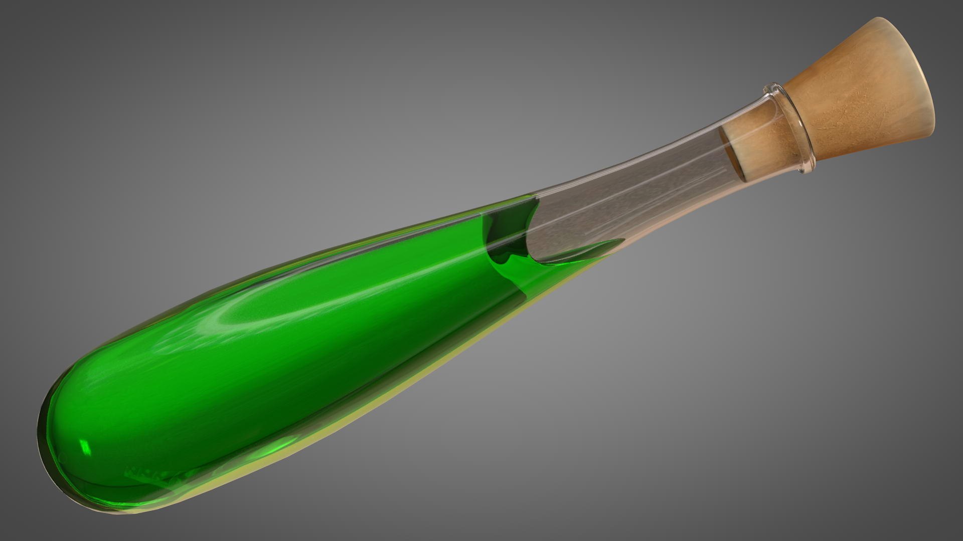 Phiole Magic Potion 3D Model - TurboSquid 1414659