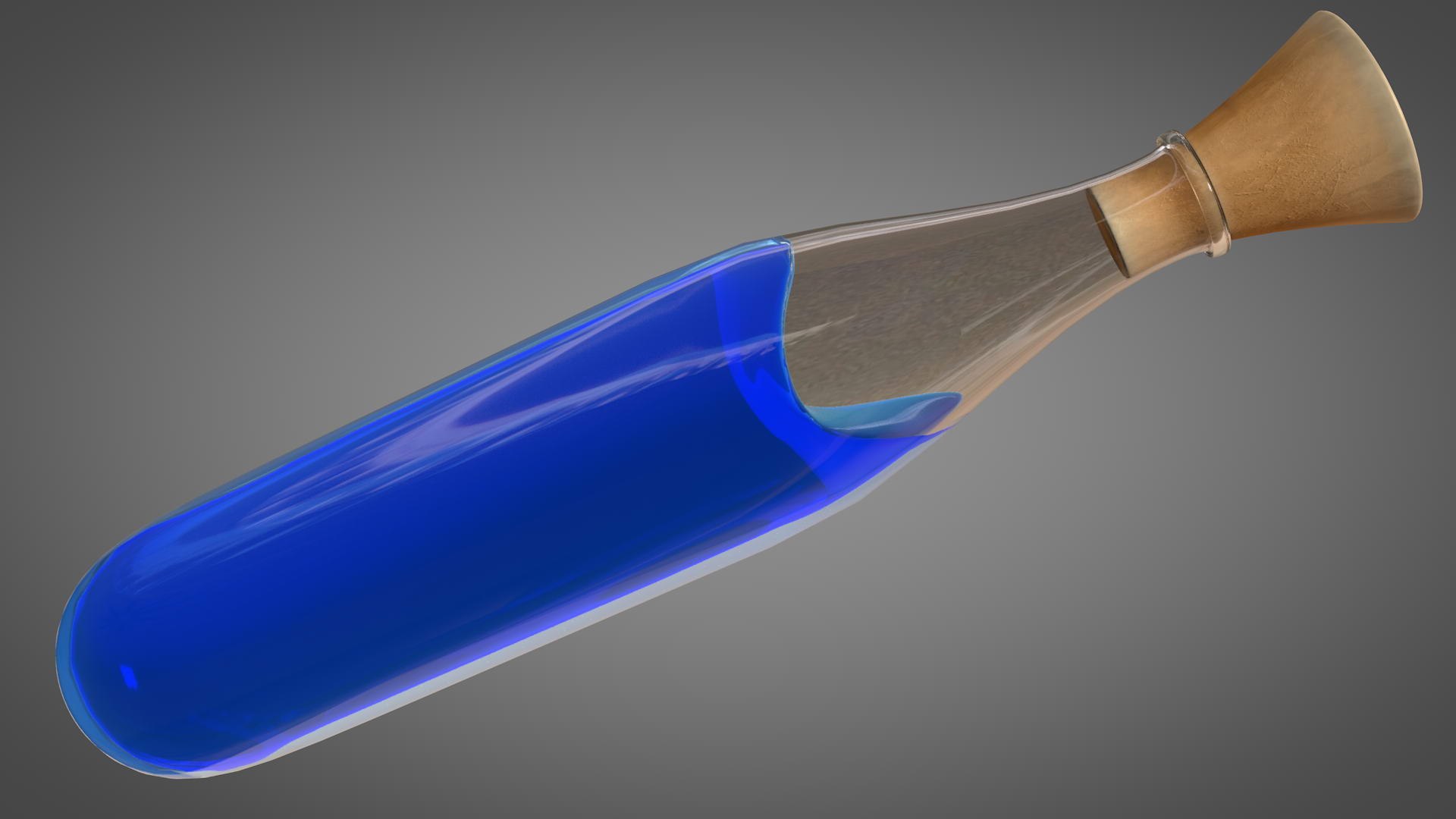 Phiole Magic Potion 3D Model - TurboSquid 1414659