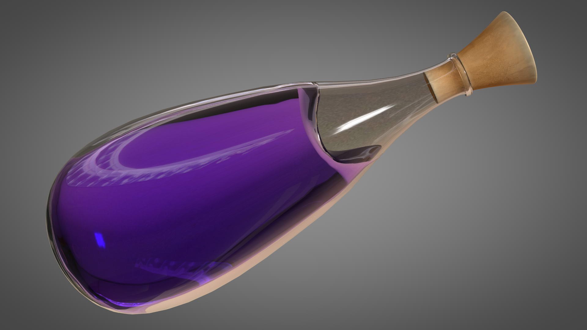 Phiole Magic Potion 3D Model - TurboSquid 1414659