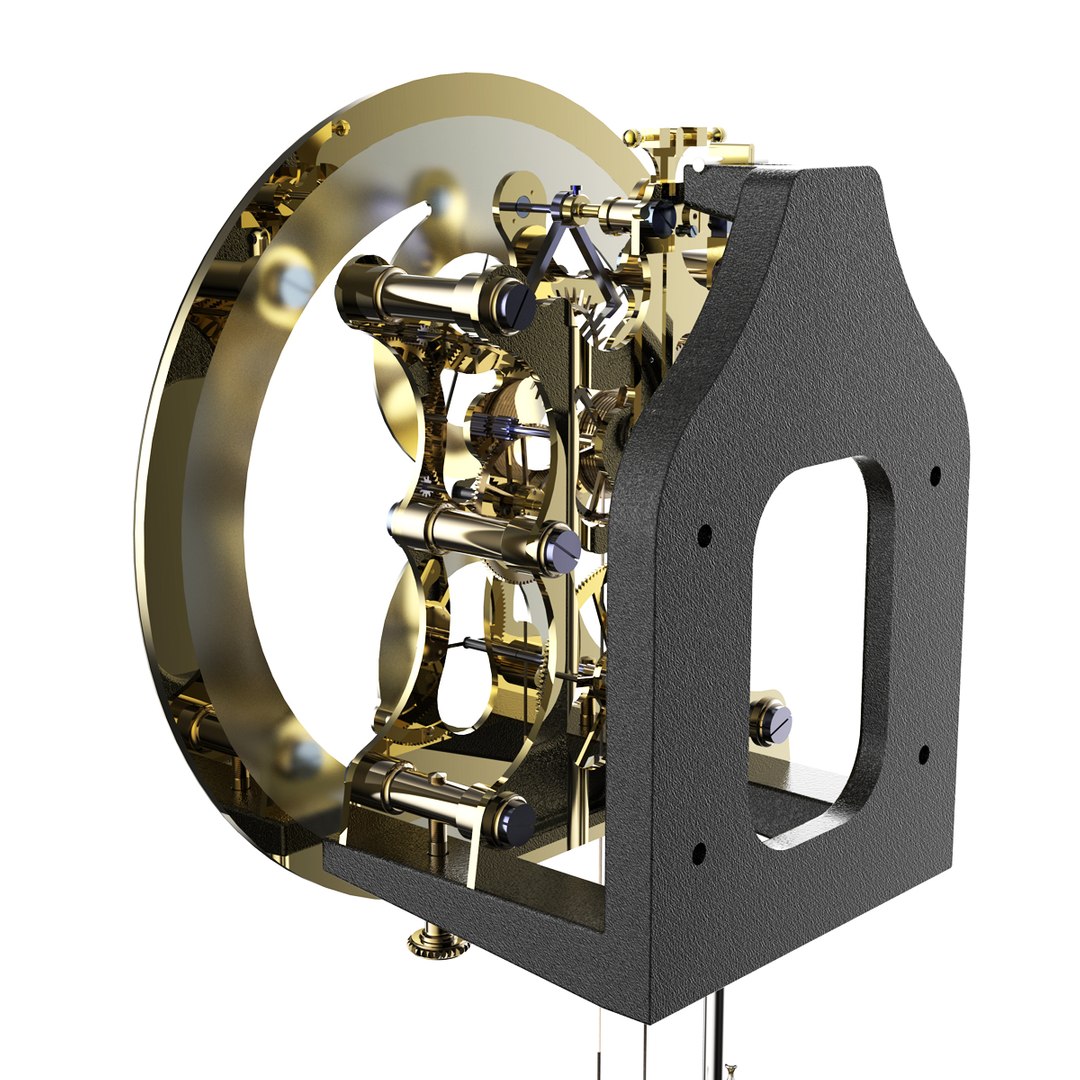 Astronomical Regulator Clock Obj