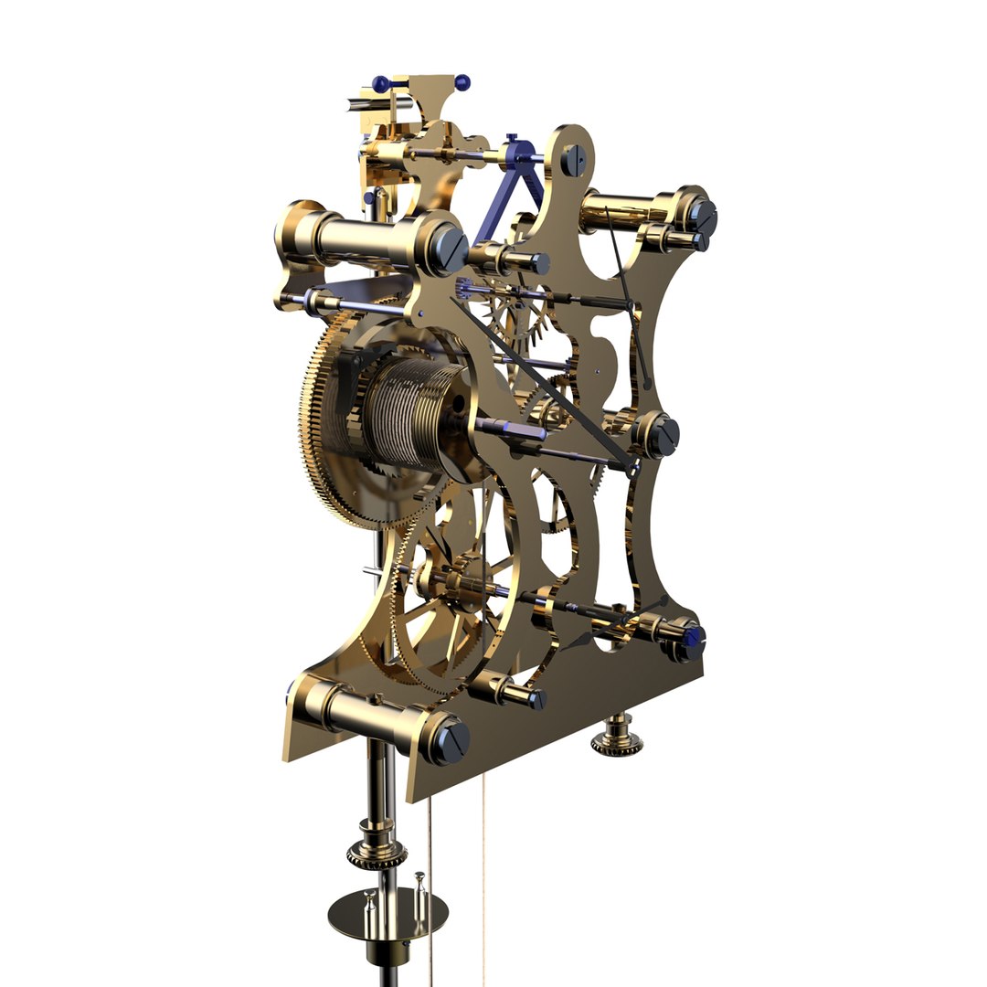 Astronomical Regulator Clock Obj