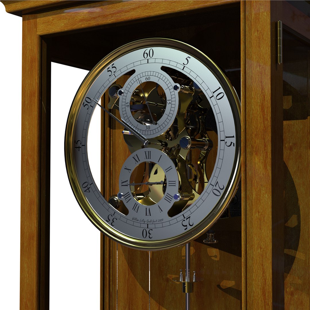 Astronomical Regulator Clock Obj