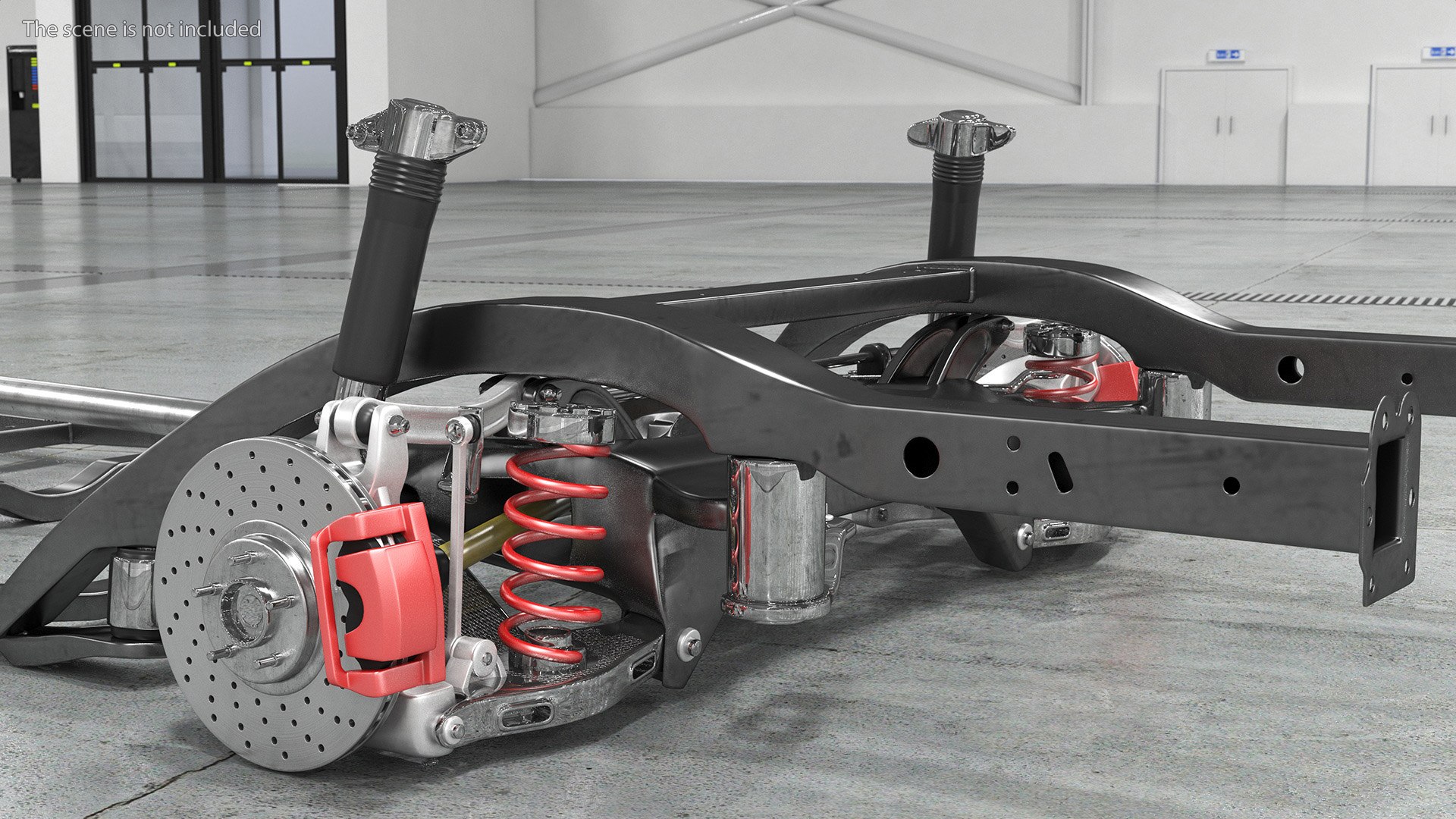 3D Vehicle Chassis With Independent Suspension System - TurboSquid 2202018