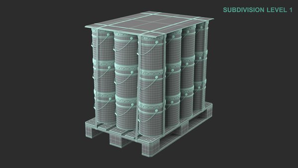 modelo 3d Palet Con Cubos - TurboSquid 2040759